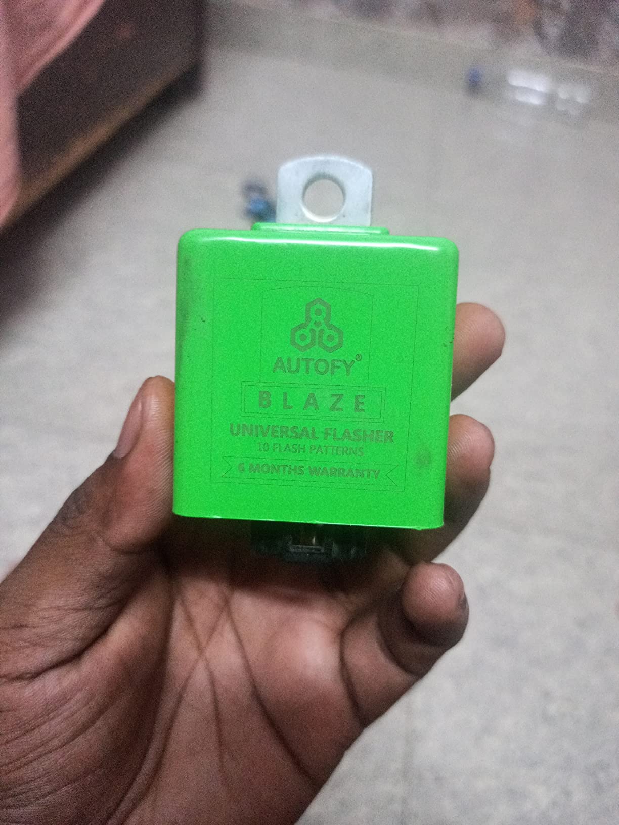 Autofy Blaze Universal Bike Scooter Hazard Flasher Relay with 6 Months ...