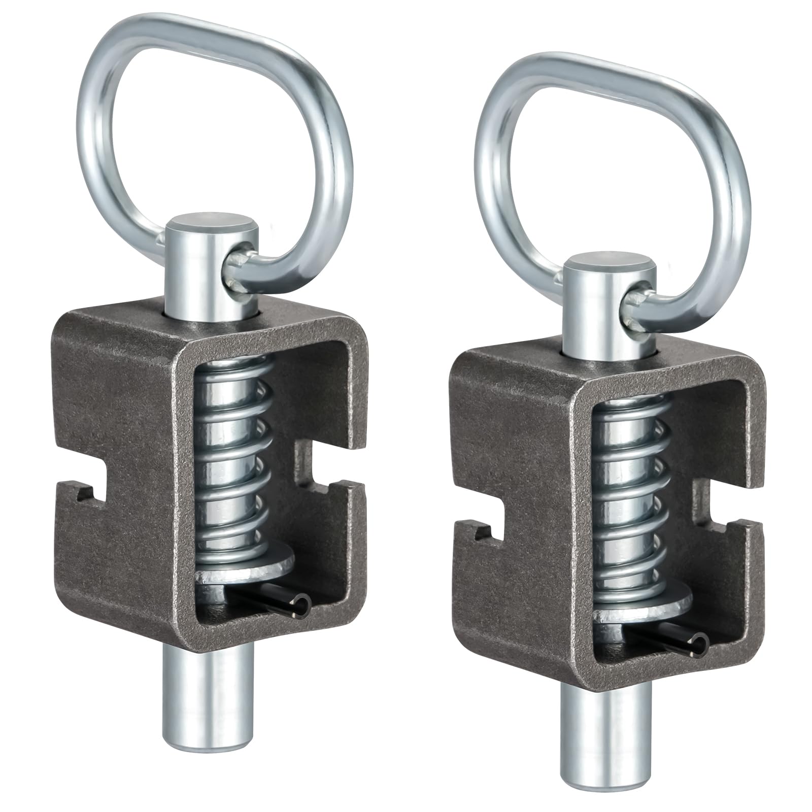 Spring Latch Lock Set - Weld-On Trailer Gate Latches (Pack Of 2) Spring ...