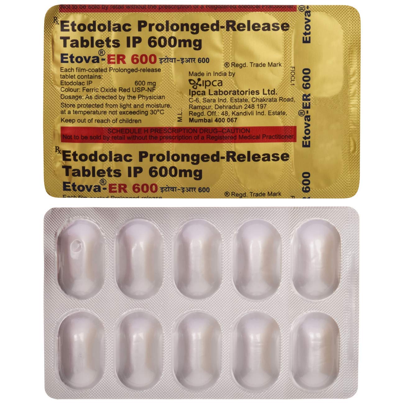 Etova-er 600 - Strip of 10 Tablets : Amazon.in: Health & Personal Care