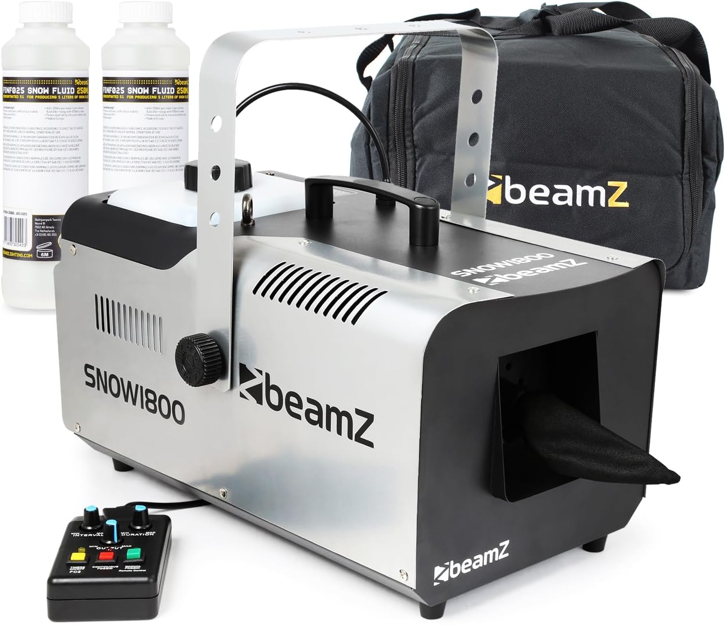 beamz SNOW600 Snow Machine with 15L Concentrated Fluid - Ultimate Fake ...