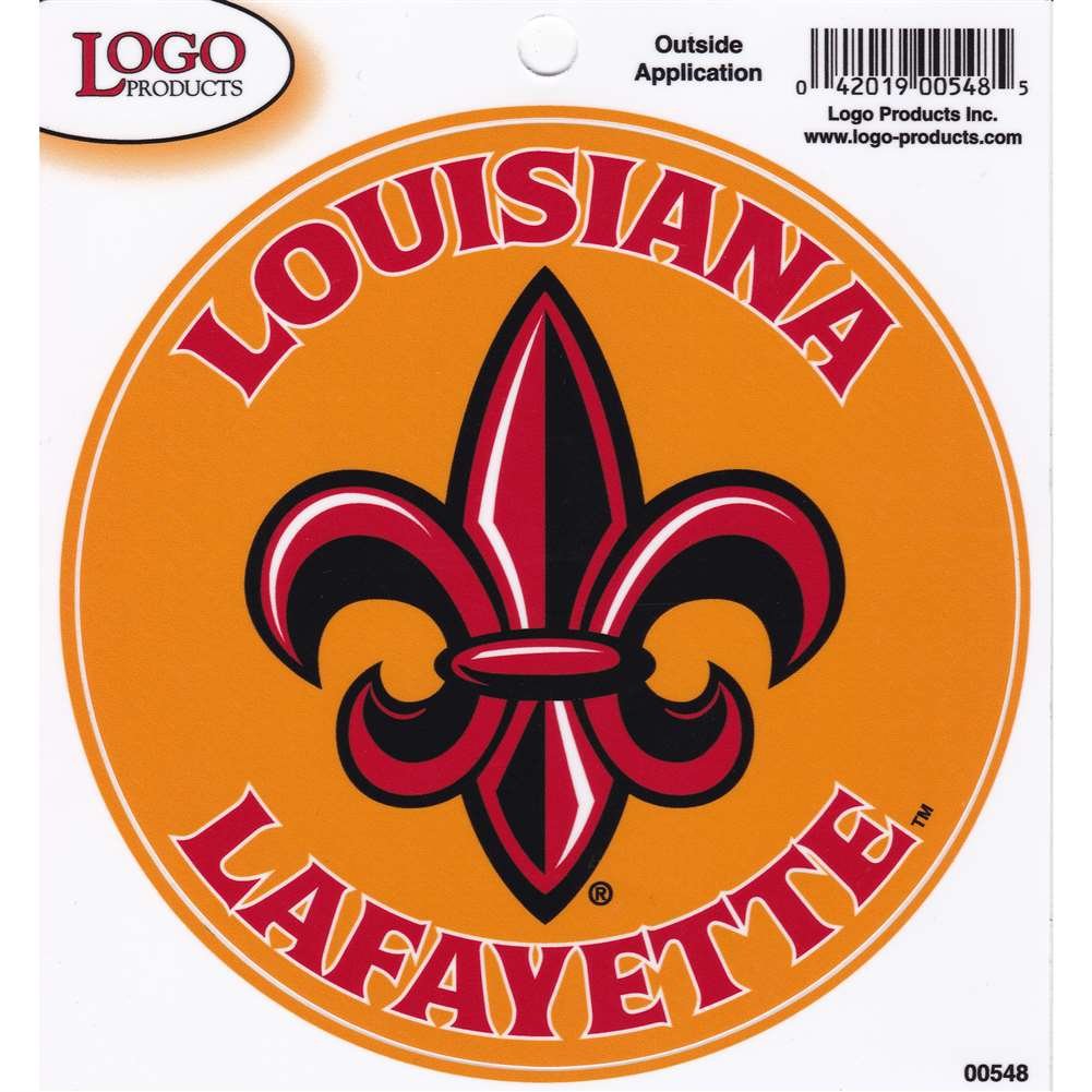 University Of Lafayette Logo College Flags & Banners Co. Louisiana