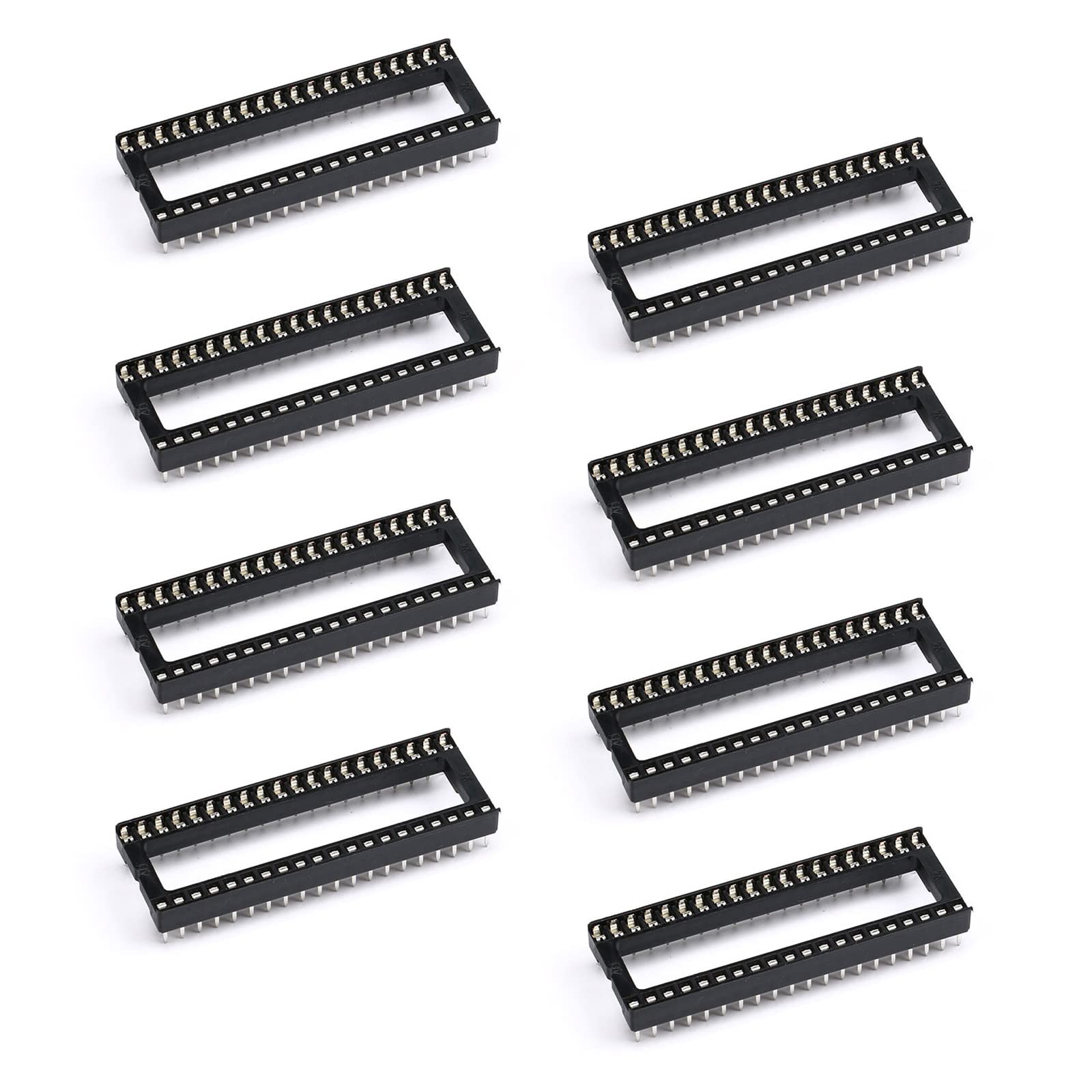 Snapklik.com : 8Pcs IC Socket 40P DIP IC Chip Socket Adaptor 2.54mm ...