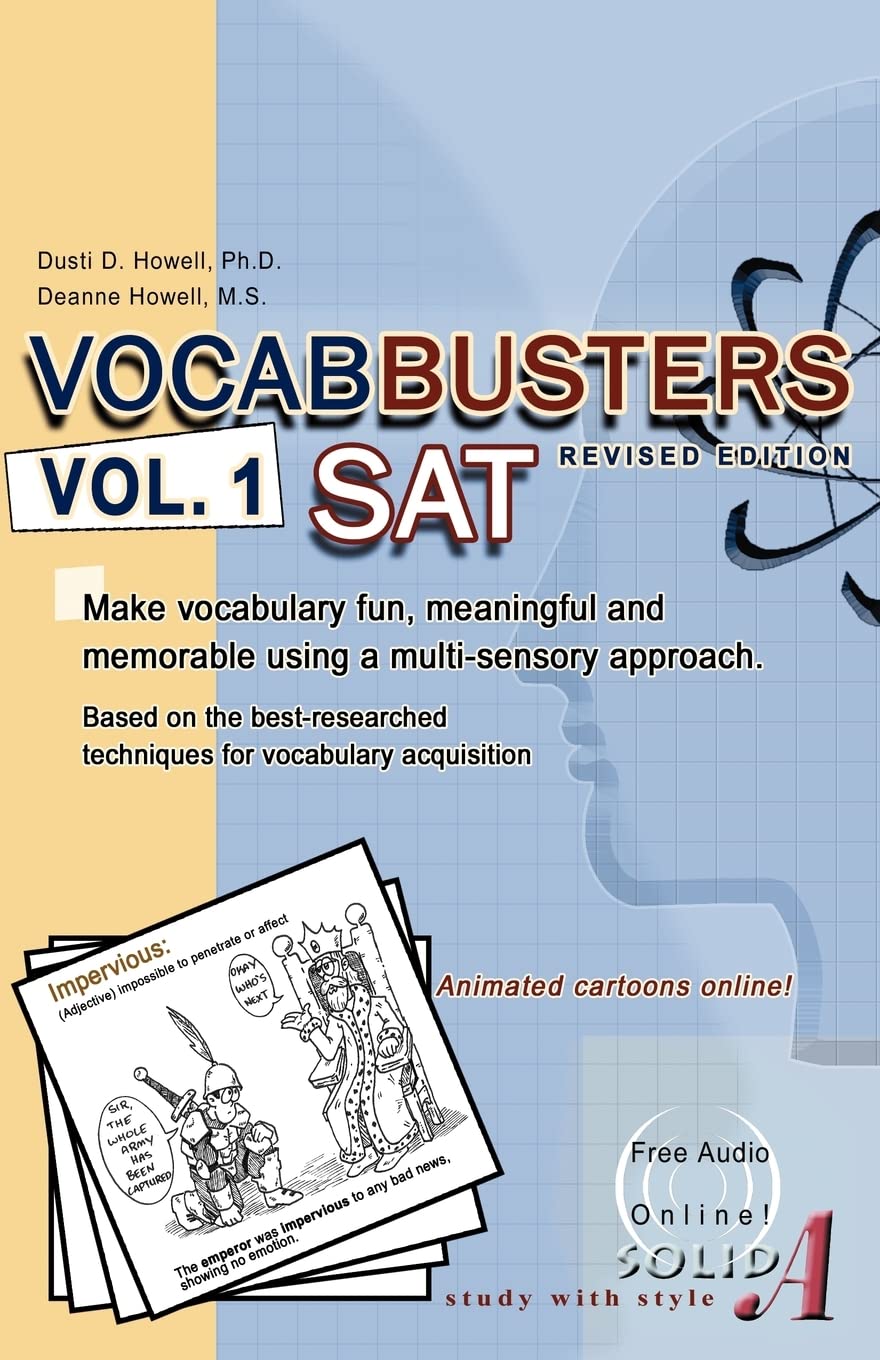 VOCABBUSTERS Vol. 1 SAT: Make vocabulary fun, meaningful, and memorable ...