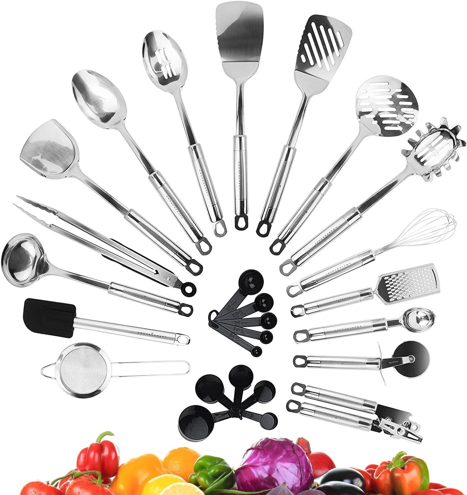 KRONENKRAFT Set d'accessoires de cuisine de 12 pièces , set de cuisson ...