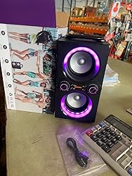 Amazon.com: TPyesss Bluetooth Speakers, 80W(Peak) Wireless TWS Portable ...