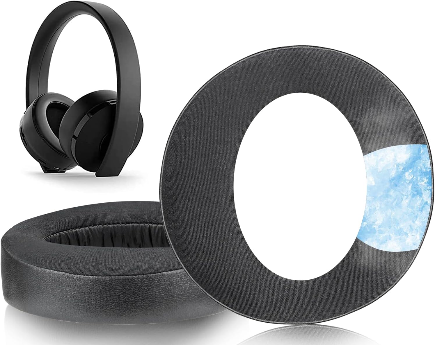 Amazon.com: SOULWIT Cooling Gel Replacement Earpads for Sony New Gold ...