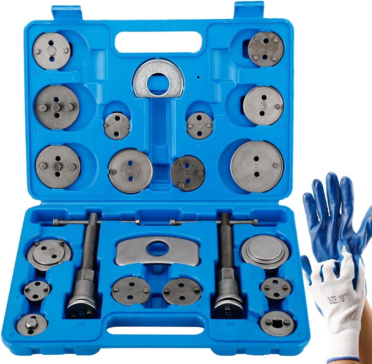 Amazon.com: FreeTec 24pcs Disc Brake Caliper Tool Set, Car Brake Piston ...