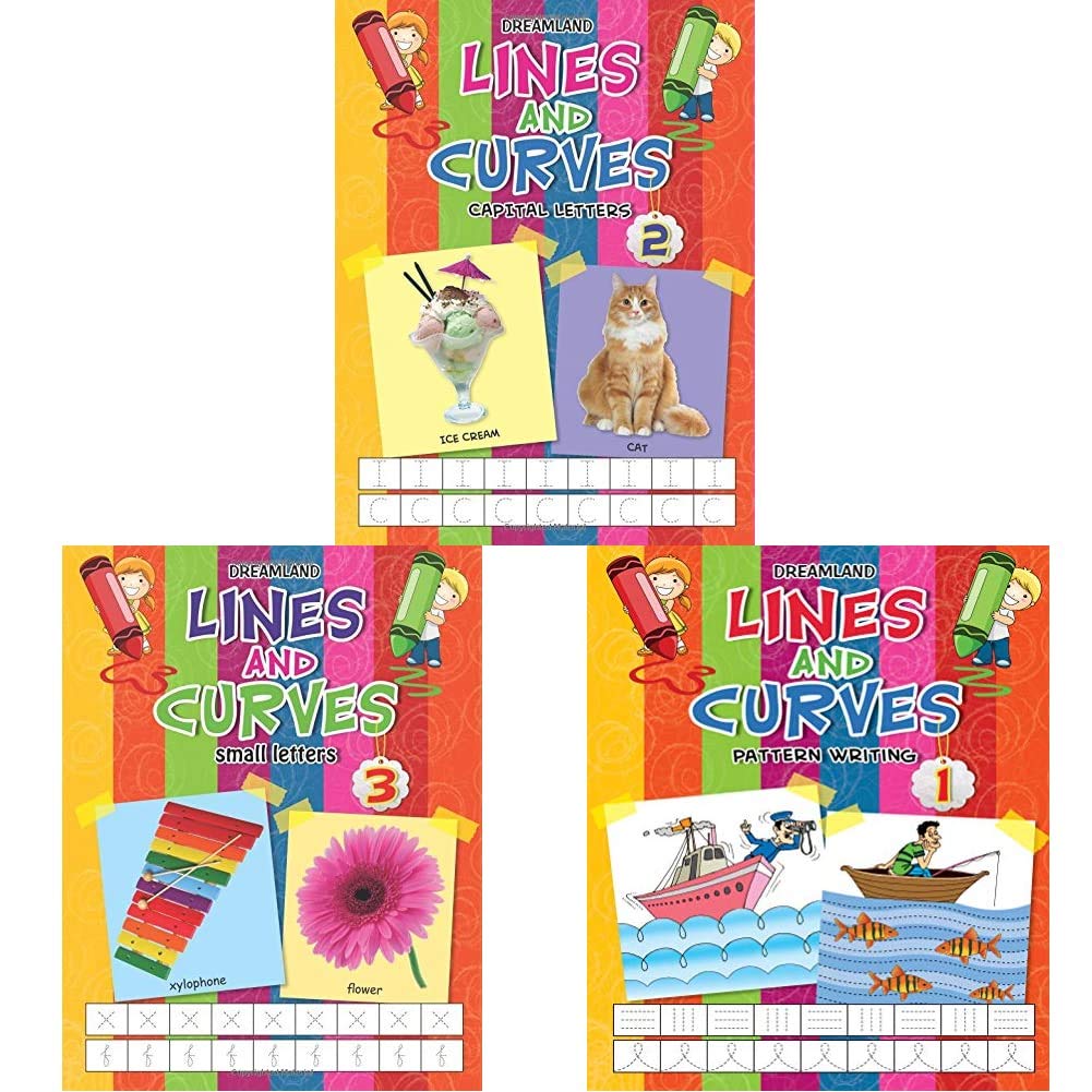 Buy Lines And Curves (Capital Letters) - Part 2+Lines And Curves (Small ...