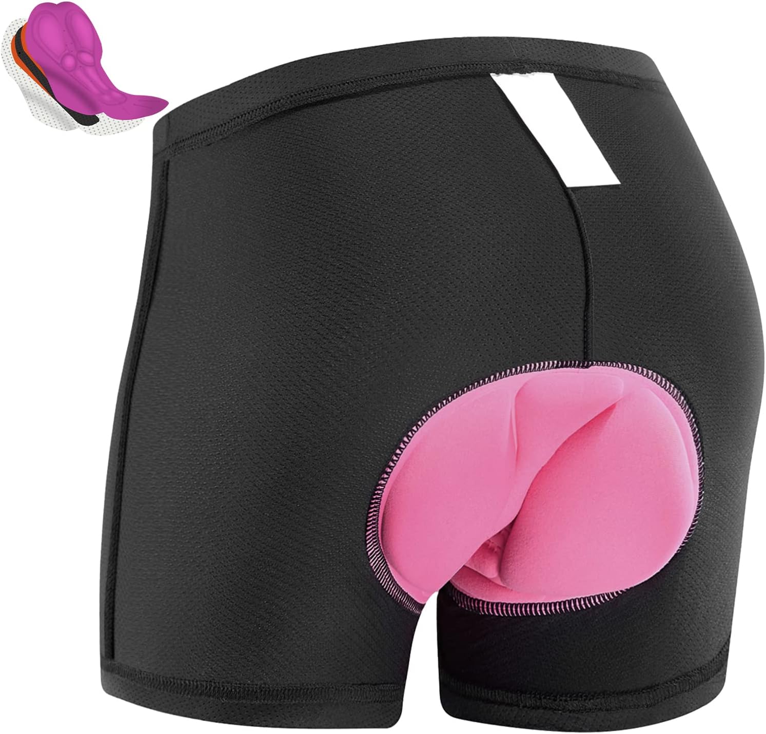 Amazon.com: Costdyne Women's Cycling Underwear 4D Padded Bike Shorts Biking Bicycle Briefs ...