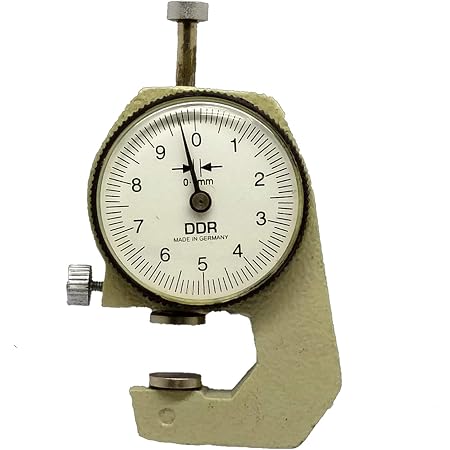 Johnson Tools Precision Dial Pocket Flat Head Thickness Gauge Gage ...