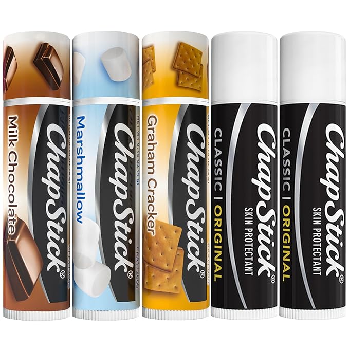 Amazon.com : ChapStick Lip Care Bundle – S’Mores Collection + Classic ...
