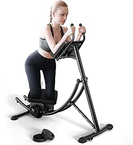 Amazon.com: Ab Machine Foldable Abdominal Crunch Coaster Exercise ...