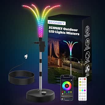 Amazon.com: ZCONIEY Smart Standing Mood LED-Light- Tree - APP & Remote ...