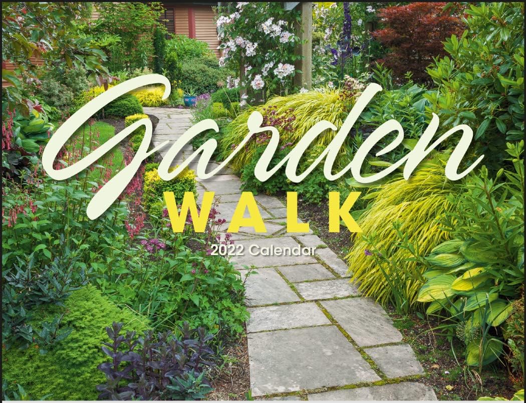 Amazon.com: Cool Calendars Garden Walk 2022 Hanging Wall Calendar - 19 ...