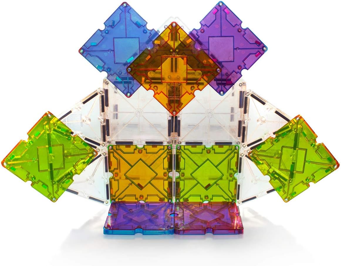 Amazon.com: MAGNA-TILES Freestyle 40-Piece Magnetic Construction Set ...