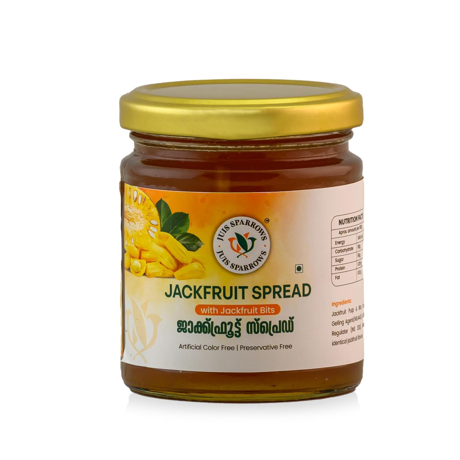 JUIS SPARROWS Jackfruit Spread (Jam) with Jackfruit Bits, 240g | Now ...