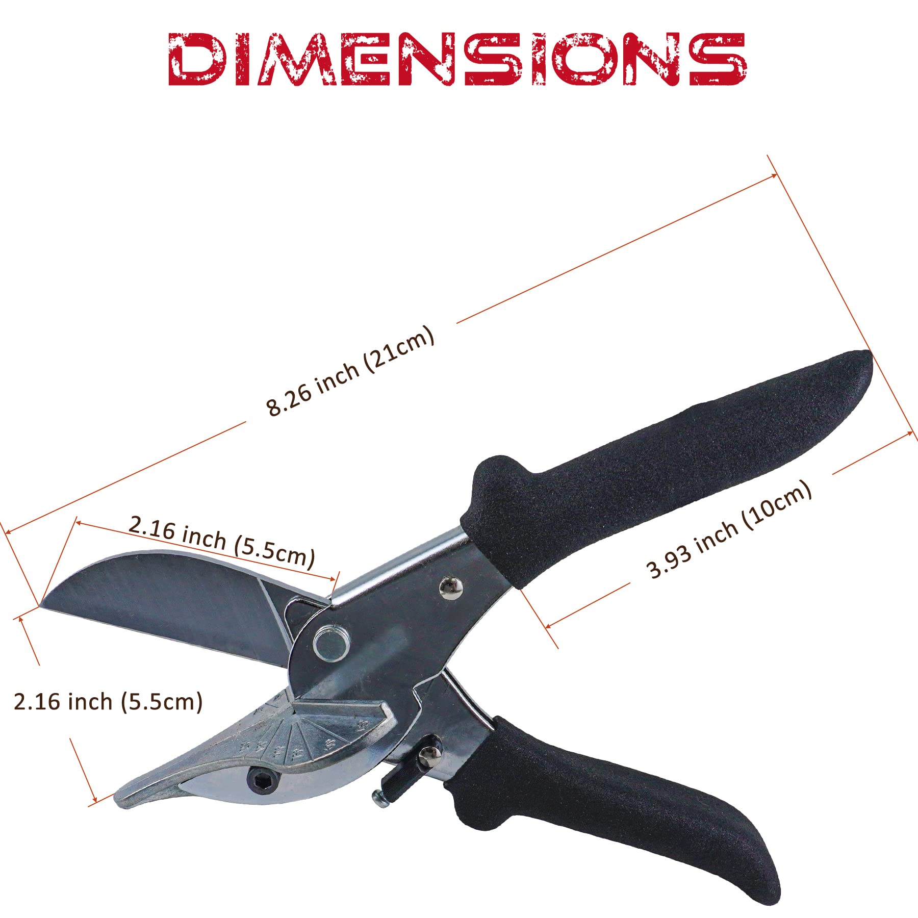 Snapklik.com : Multi Angle Miter Cutter, Wiring Duct Miter Shears ...