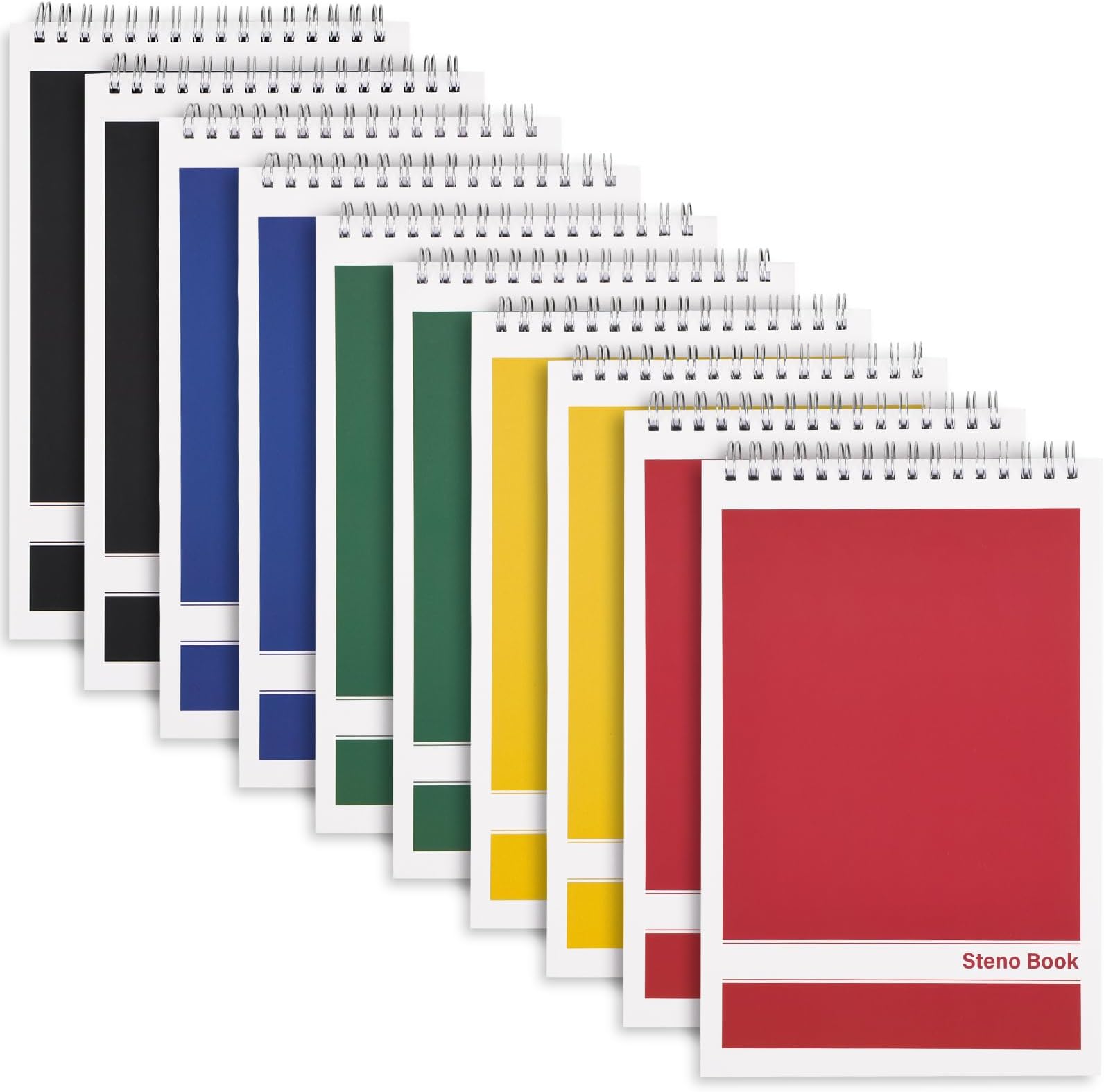 Amazon.com : Dynta Steno Pads 6x9 Spiral Notebooks Bulk 18 Pack Note ...