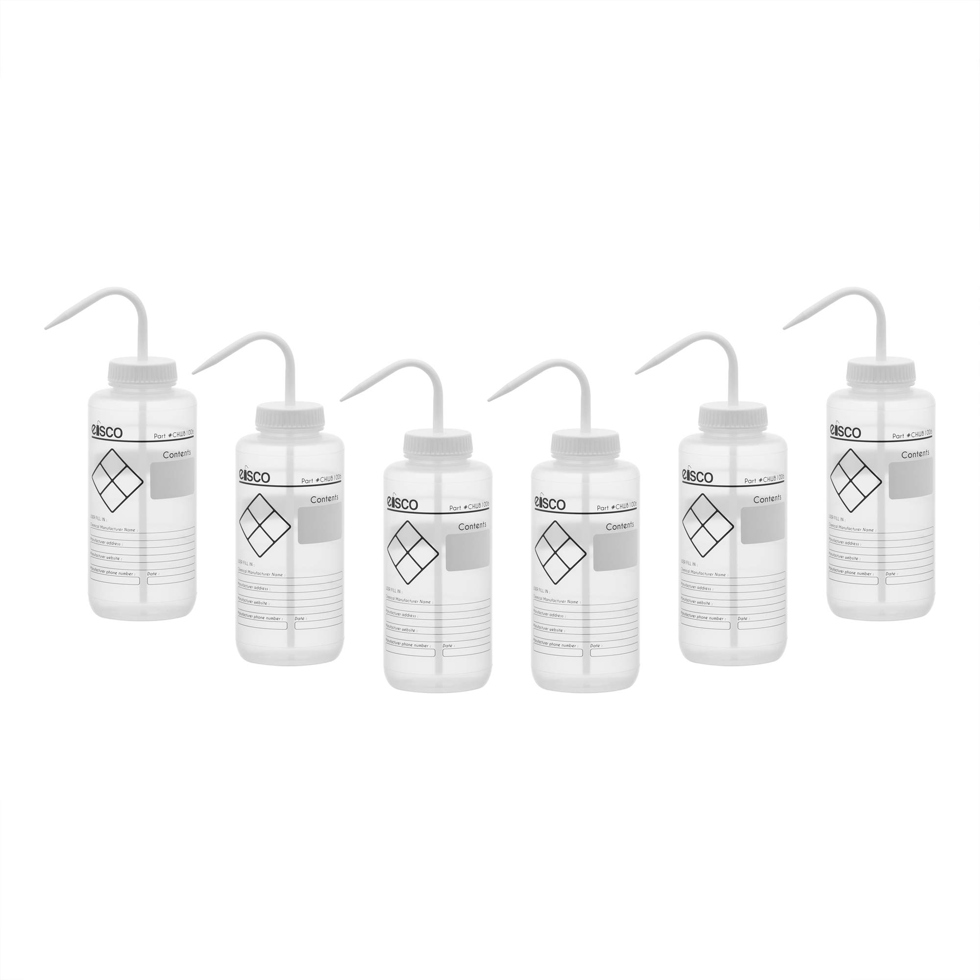 Acetone Gallon 6PK For Acetone, 500ml - Labeled With Color Coded ...