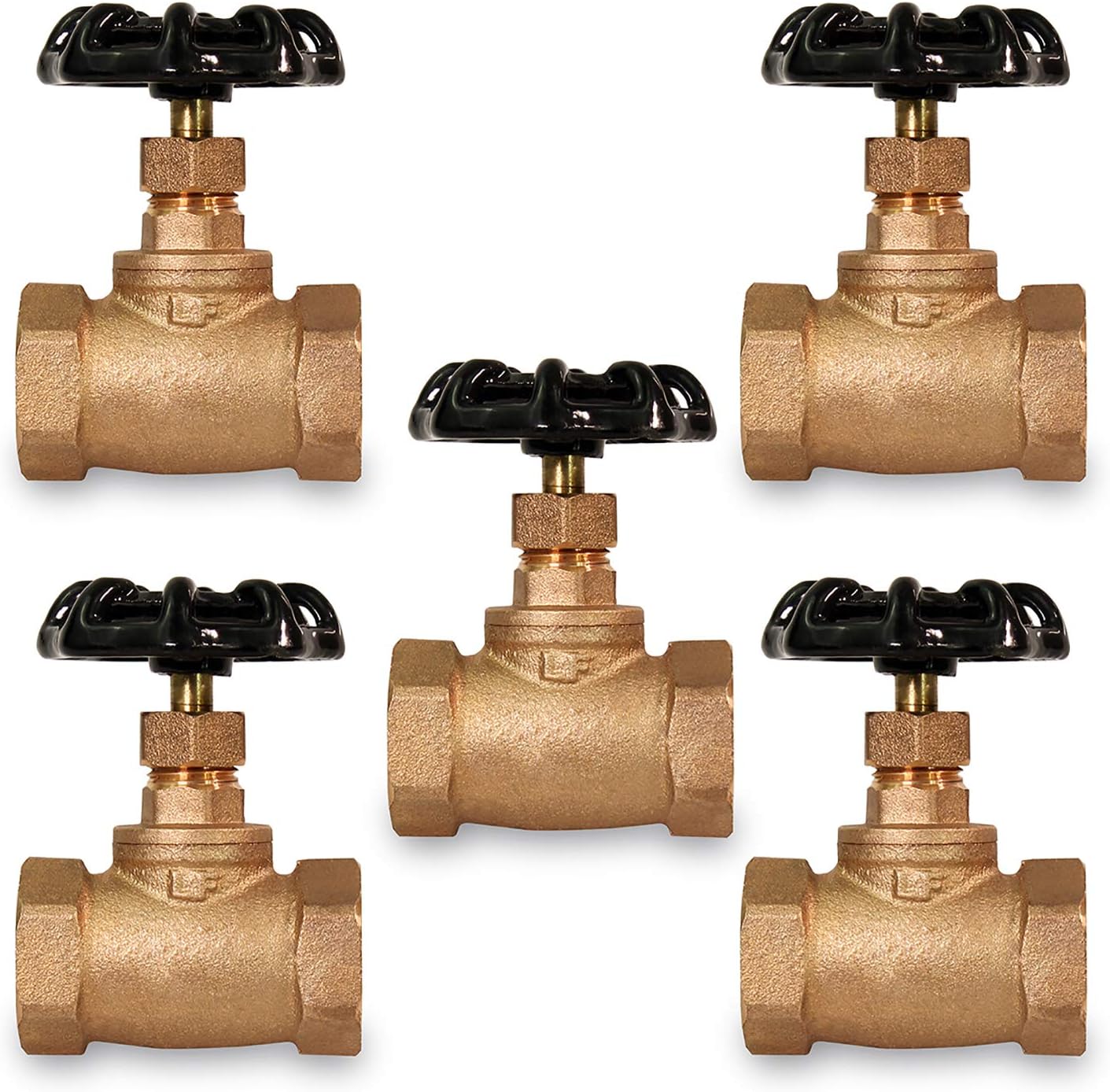 Amazon.com: Midline Valve 95344-5 Short Globe Style Stop Valve, 1/2 in ...