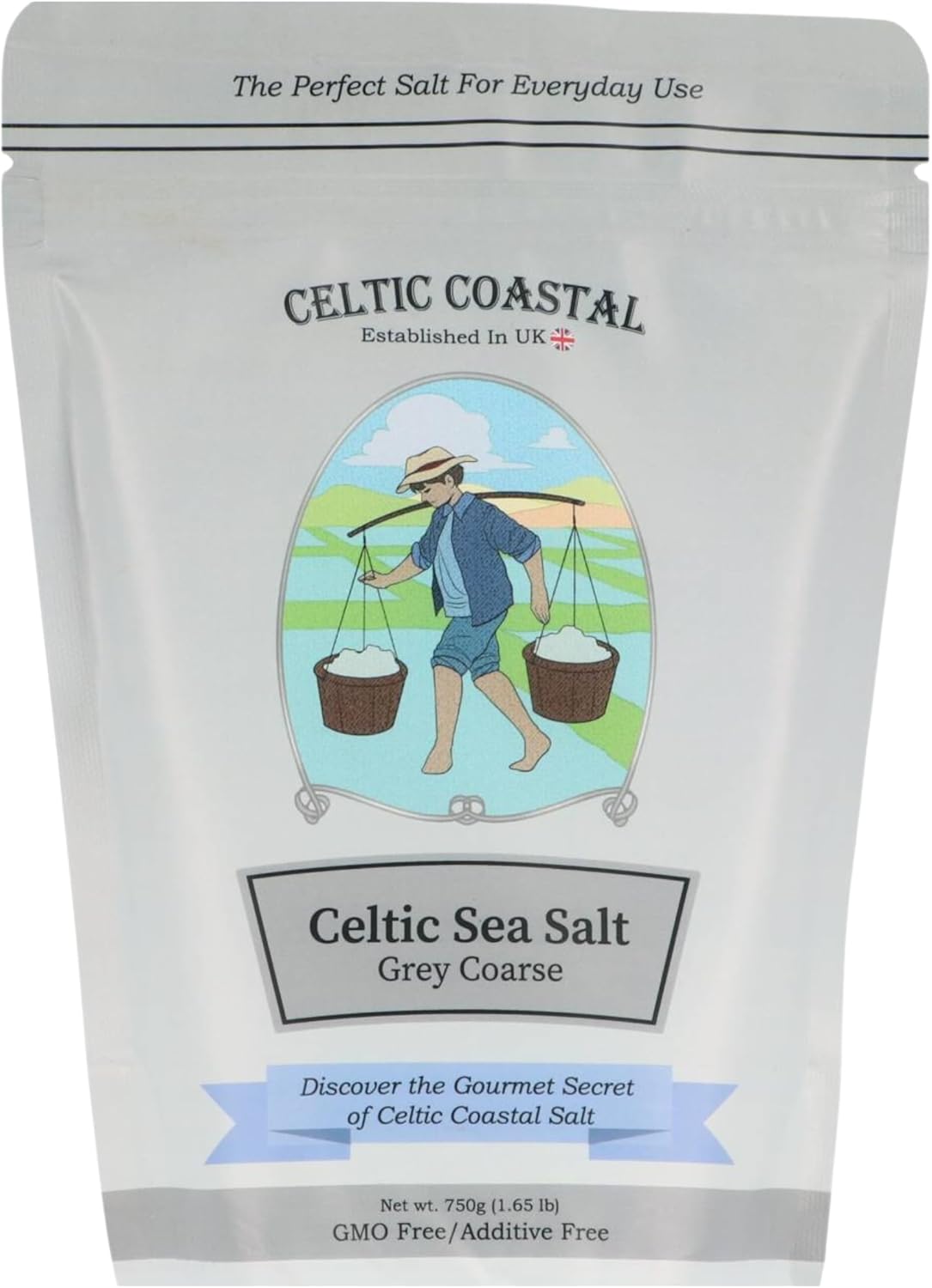 Celtic Sea Salt 750g (Pack of 2) - Celtic Coastal | Premium Celtic Salt ...