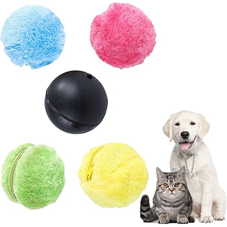 Pet Supplies : YAIOUTIY Active Rolling Ball for Dogs,Poofplay Ball,Poof ...