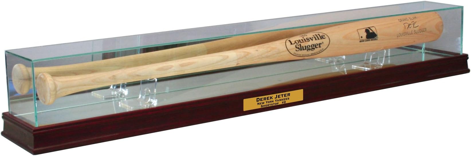 Amazon.com: Baseball Bat Display Case with Sport Moulding (Black w ...