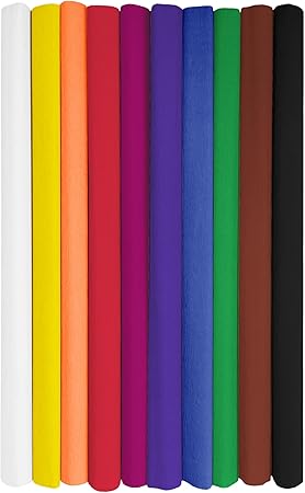 Interdruk - Crepe Paper Rolls for Kids, DIY and Decorations - Pack of ...