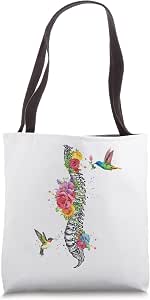 Amazon.com: Spine Flowers and Birds Watercolor Chiropractor Neurology ...