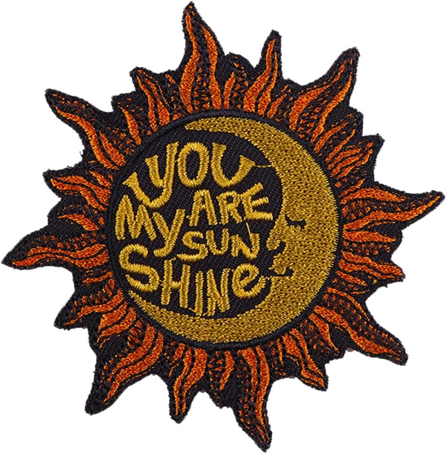Amazon.com: The Sun Star Astrology Embroidered Applique Iron-on Patch S ...