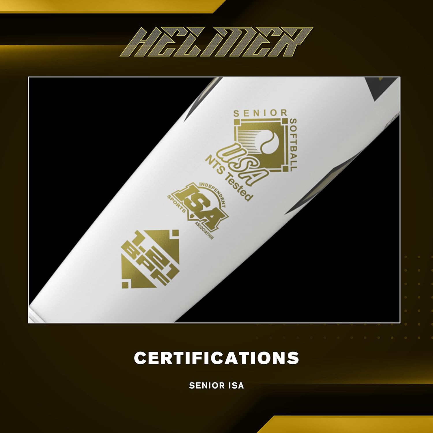 Easton 2023 Helmer Hitman 44 Bate de sóftbol de lanzamiento lento ...