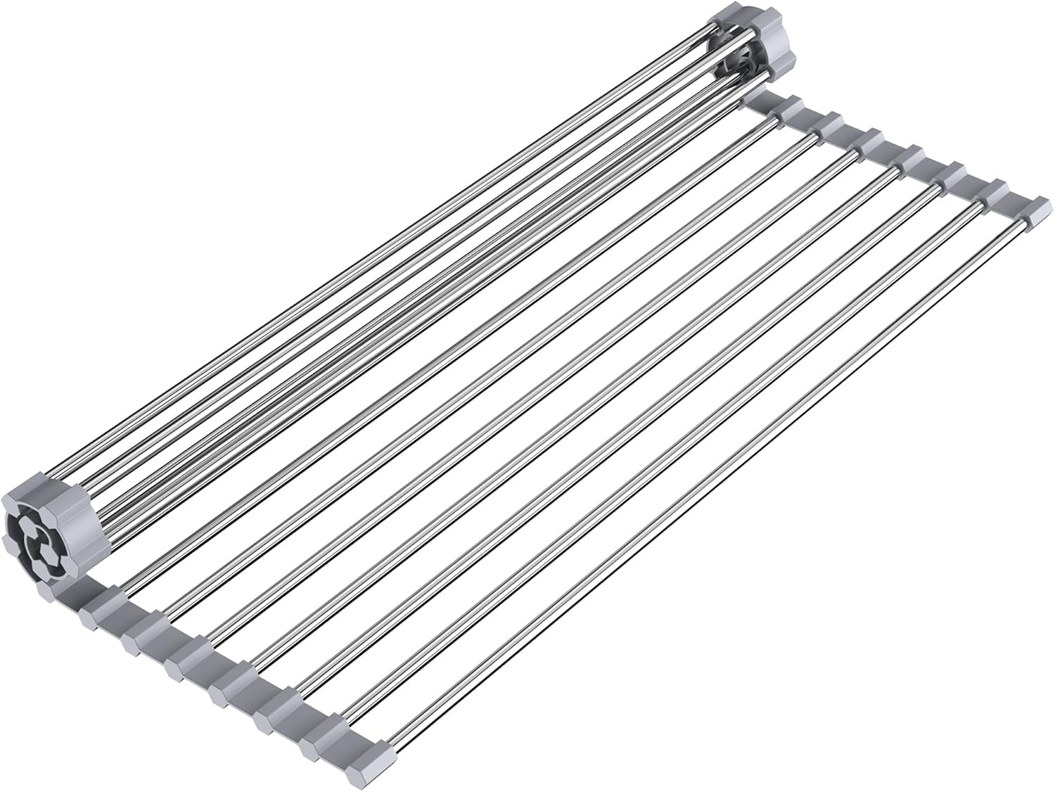 Amazon.com - Yozxviu Sink Drying Rack, 17.5" X 11.8", Roll Up Dish ...