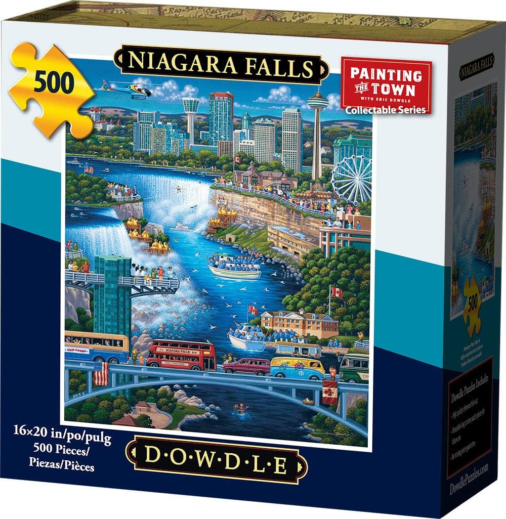 Amazon.com: Niagara Falls 500pc 16x20 Jigsaw Puzzle by Eric Dowdle ...
