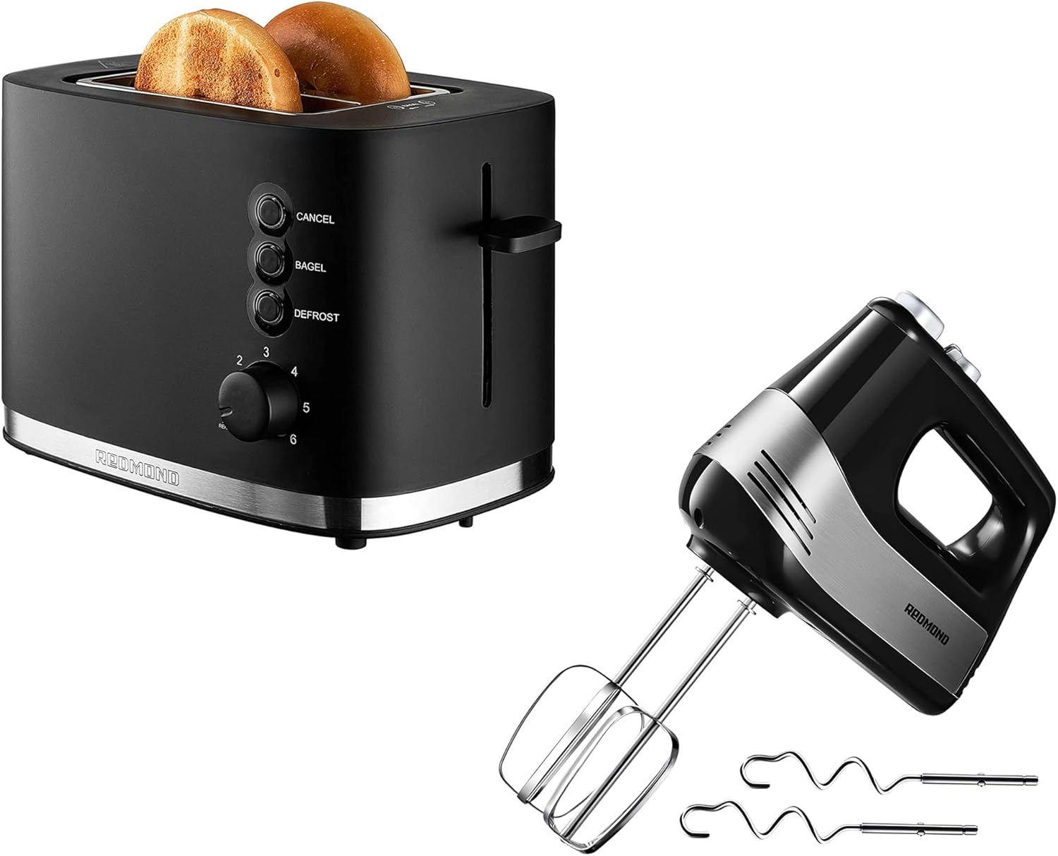 Amazon.com: REDMOND Toaster 2 Slice & Hand Mixer: Home & Kitchen