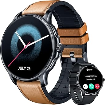Amazon.com: Smartwatch for Men Android Fitness Watch: 1.43" AMOLED ...