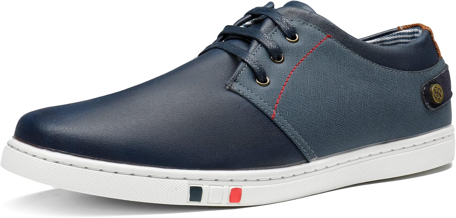 Amazon.com | Bruno Marc Men's Fashion Sneakers,Size 6.5,Navy,NY-03 ...