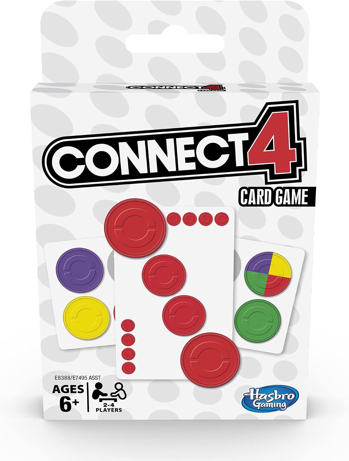 Hasbro Gaming Connect 4 Card Game for Children from 6 Years, 4-in-Row ...