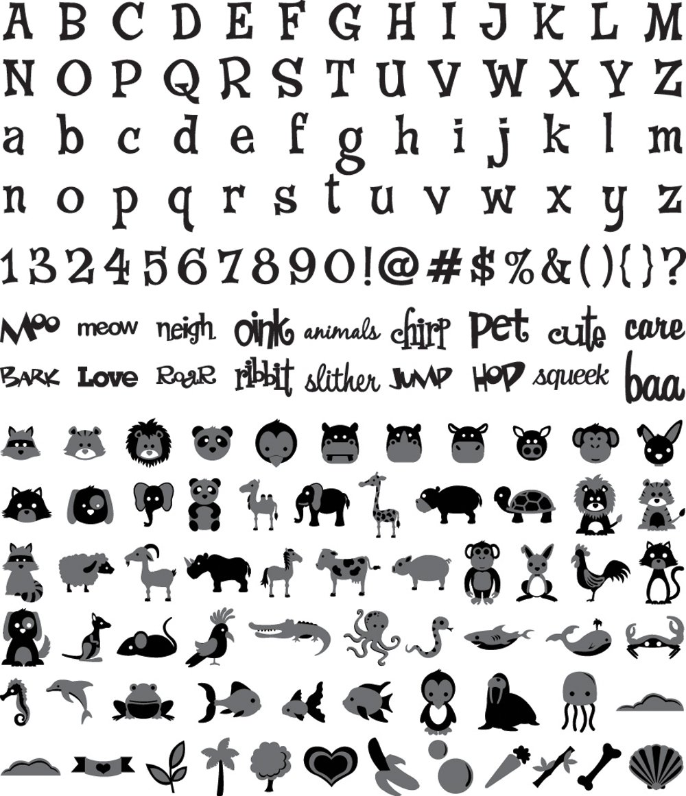 Amazon.com: Making Memories Slice Design Card Machine, Zoo Topia Layered