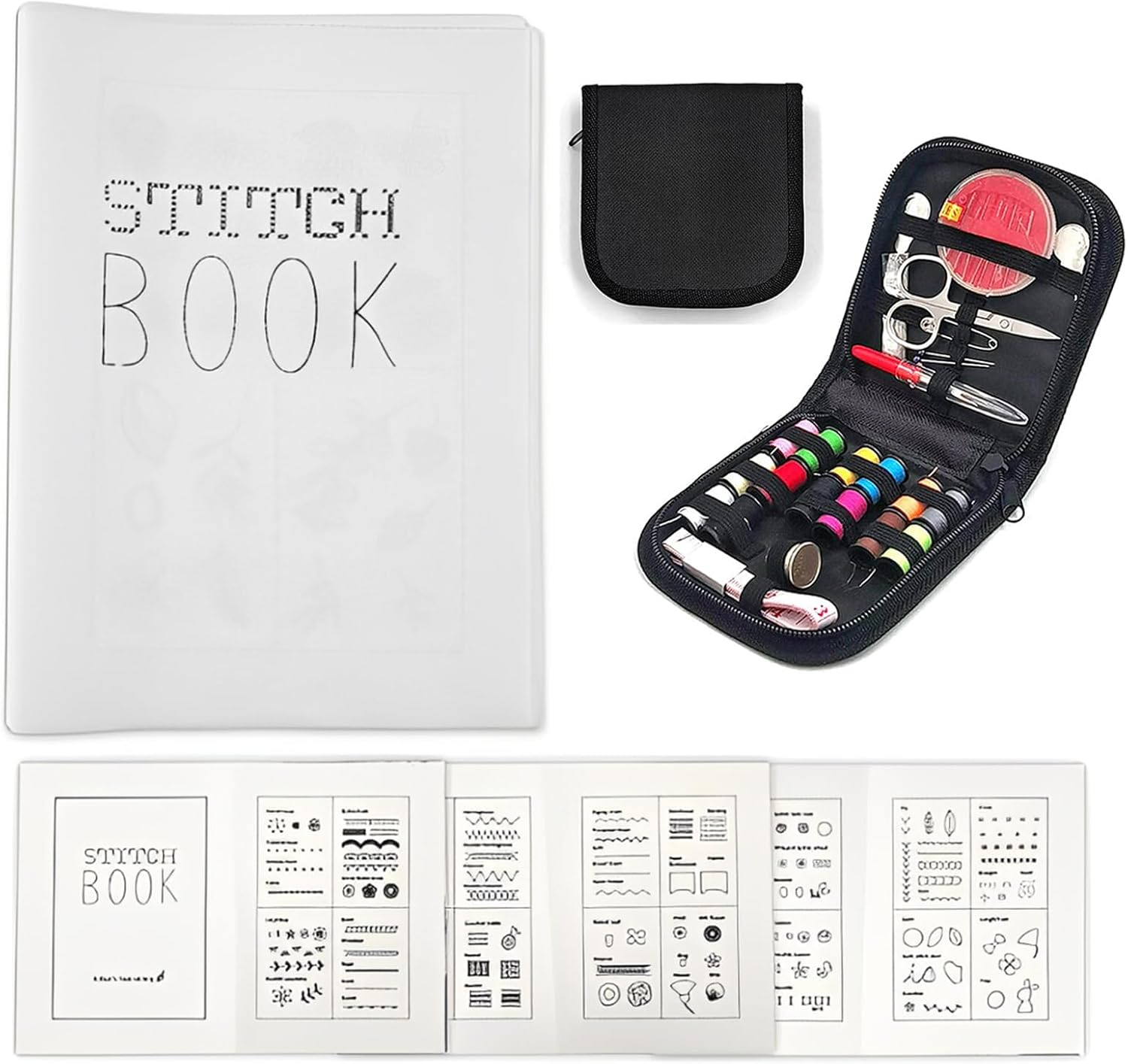 Stitch Book Embroidery, Embroidery Kit, Complete Embroidery Stitch Book ...