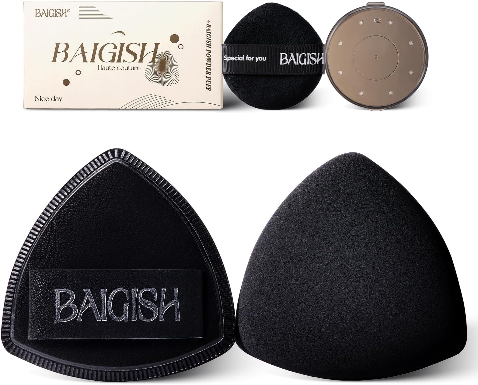 Amazon.com : COOL-ANGLE 4Pcs Makeup Sponge Puff Latex-free Soft Beauty ...