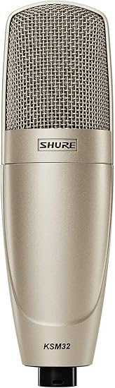 Shure KSM32 Cardioid Condenser Microphone - Embossed Single-Diaphragm ...