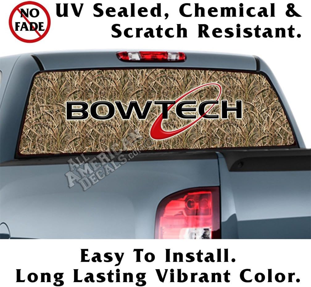 Amazon.com: All American Decals - BOWTECH Blades Camo Back Window ...
