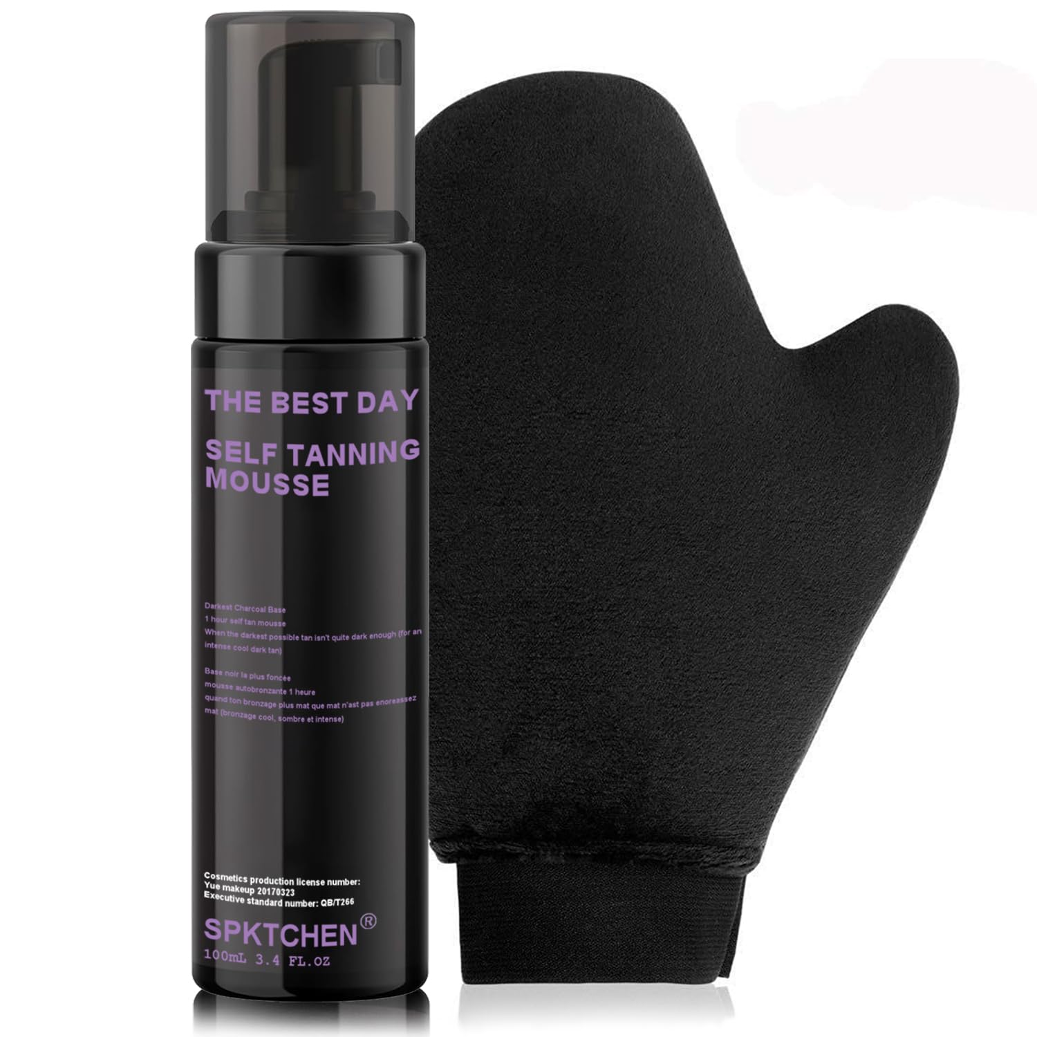 Amazon.com: SPKTCHEN Self Tanner Tanning Self Tanner Mousse Kit - Fake ...