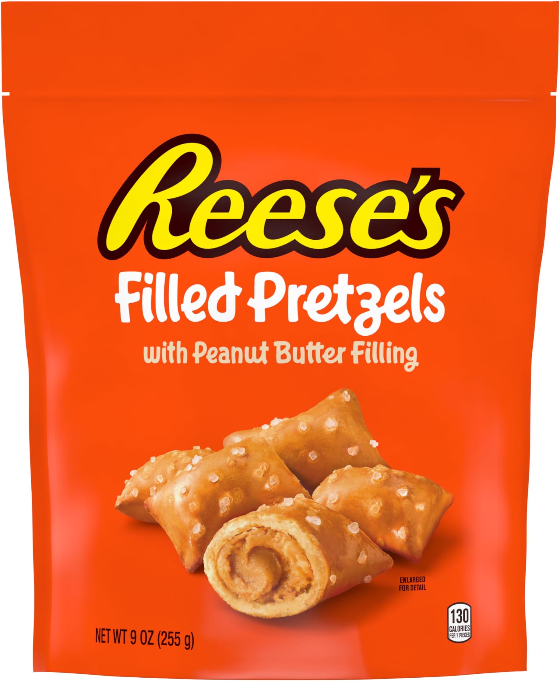 Amazon.com: Reese's Filled Pretzels, Peanut Butter Pretzel Nuggets ...