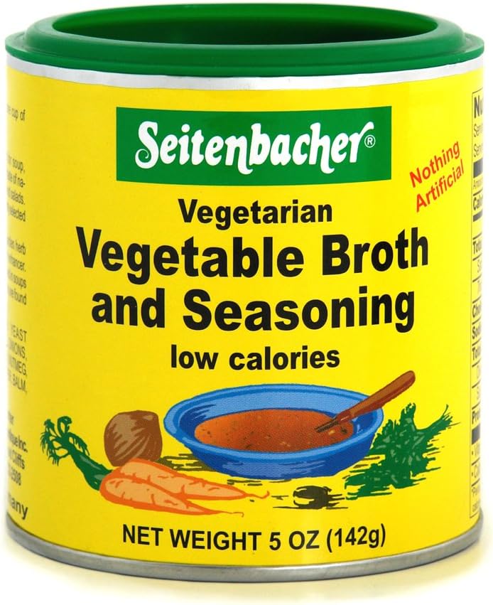 Amazon.com : Seitenbacher Vegetarian Vegetable Broth and Seasoning, 5 ...
