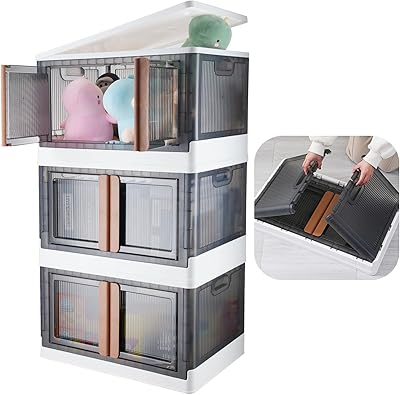 Amazon.com - Stackable Storage Bins,27Gal Collapsible Storage Bins With ...