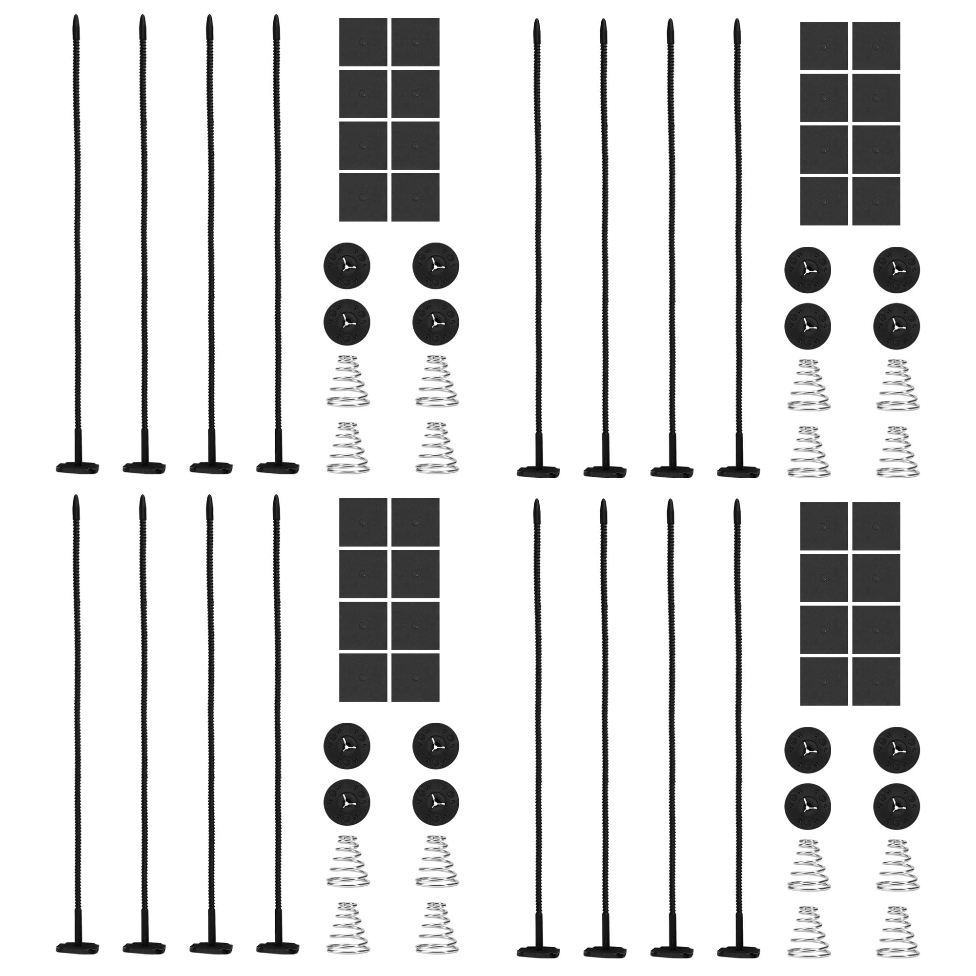 Amazon.com: 4 Sets Radiator Fan Zip Ties Clips Fan Mounting Kit, 7" 9 ...