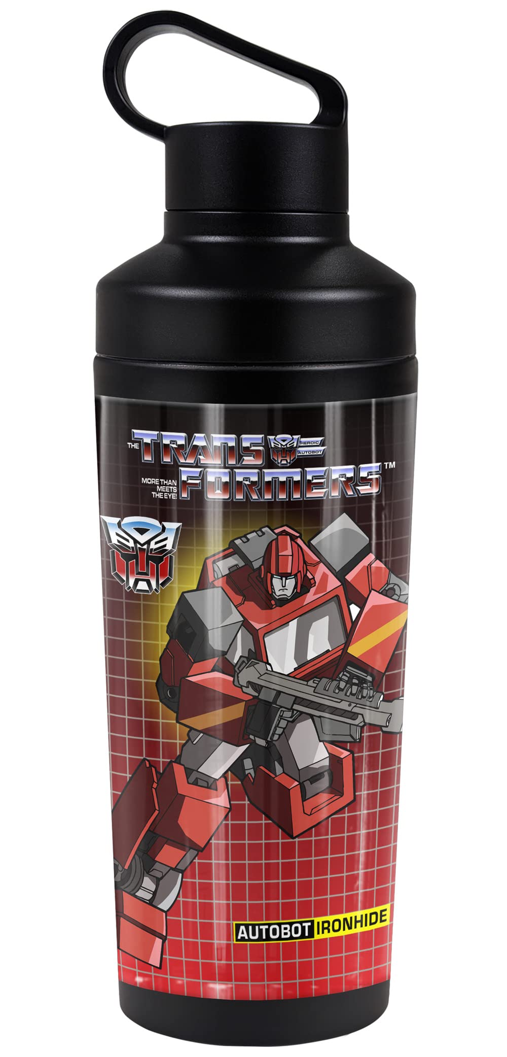 Amazon.com: Transformers OFFICIAL Ironhide 18 oz Insulated Water Bottle ...