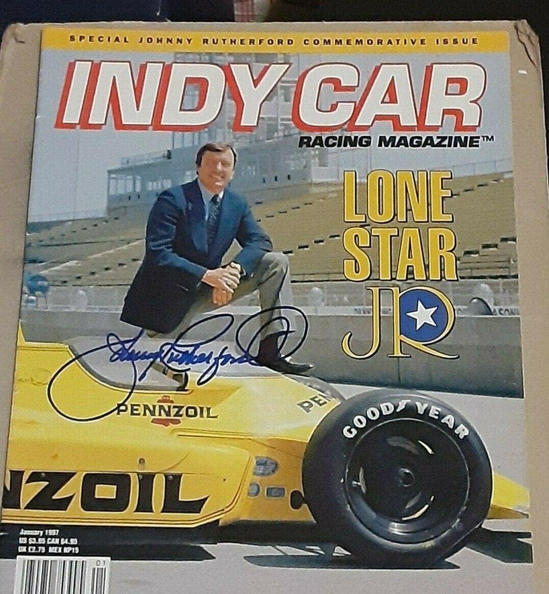 Johnny Rutherford Indy 500 Champion Signed 1997 Indy Car Racing ...
