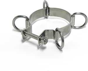 Royal Shade 3" D-Ring Clamp for Sun Shade Sail Pole Stand Post Heavy ...